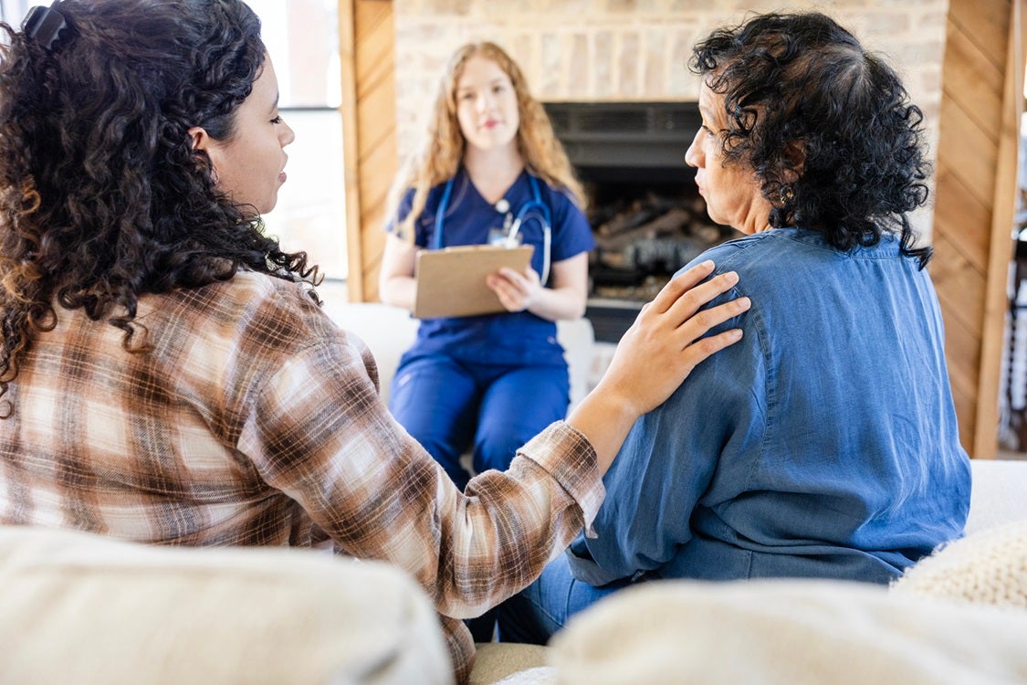 How does hospice support families? | Trinity Health At Home